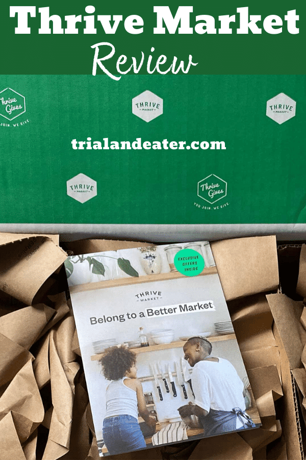 Thrive Market Review and 40% discount - Trial and Eater