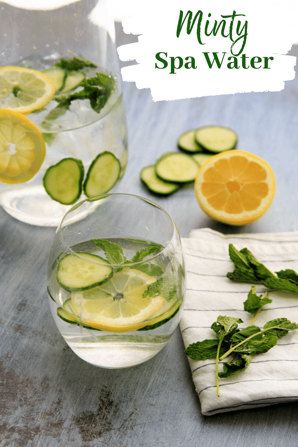 Cucumber, Lemon + Mint Spa Water - Trial and Eater