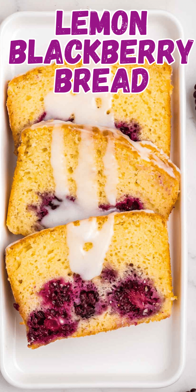Lemon Blackberry Bread - Trial and Eater