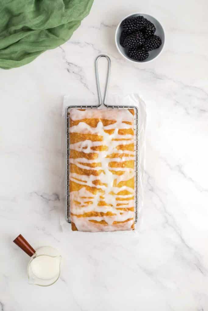 Lemon Blackberry Bread - Trial and Eater