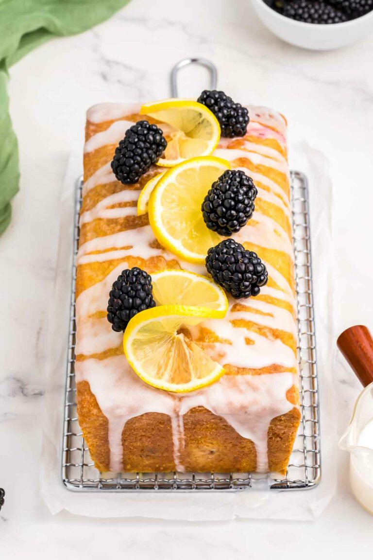 Lemon Blackberry Bread - Trial and Eater