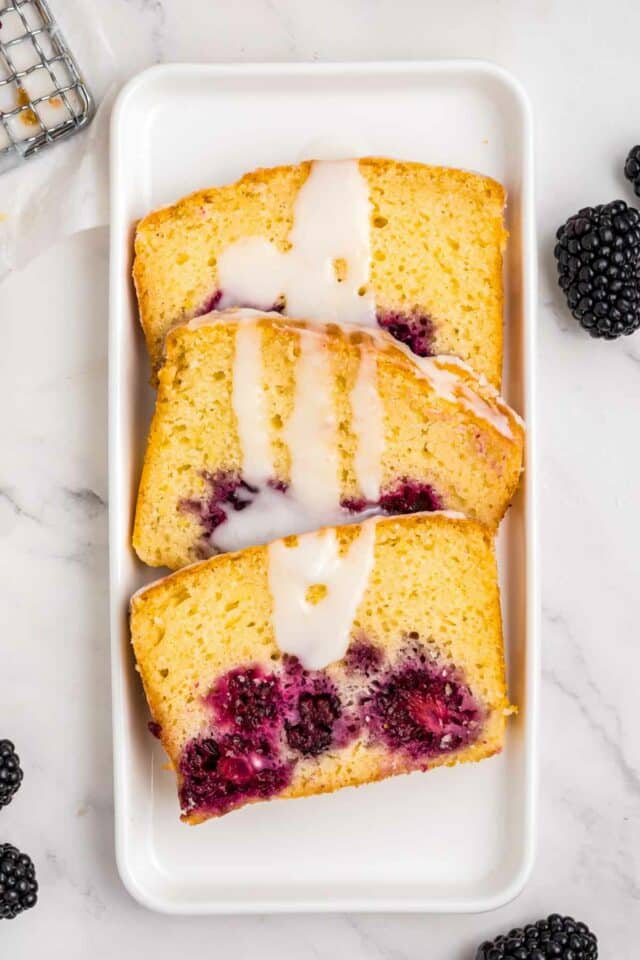 Lemon Blackberry Bread - Trial and Eater