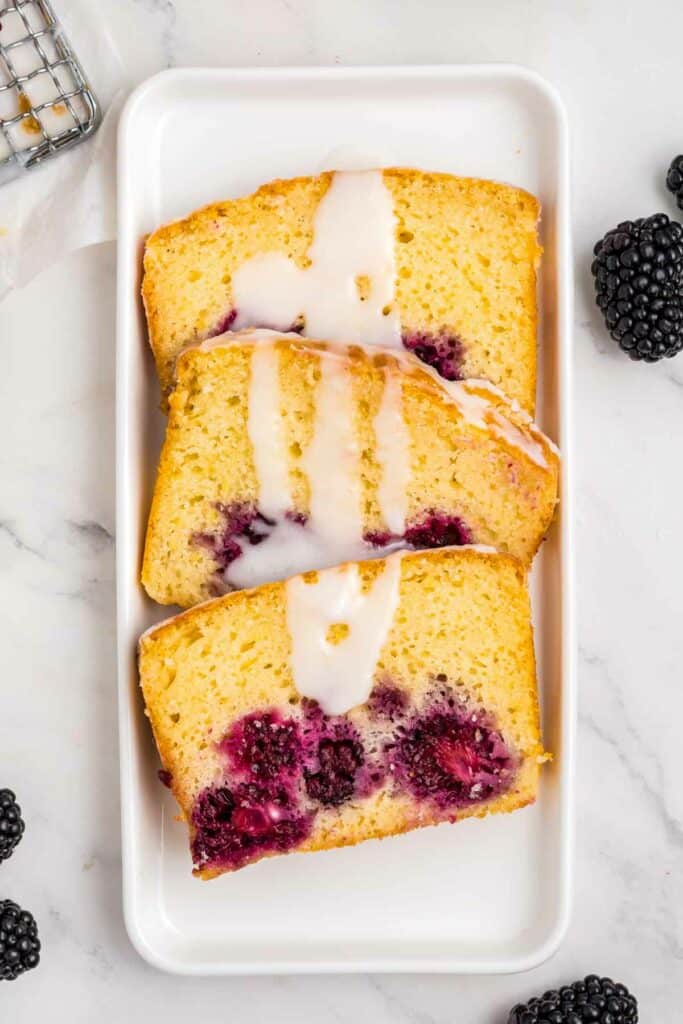 Lemon Blackberry Bread - Trial and Eater