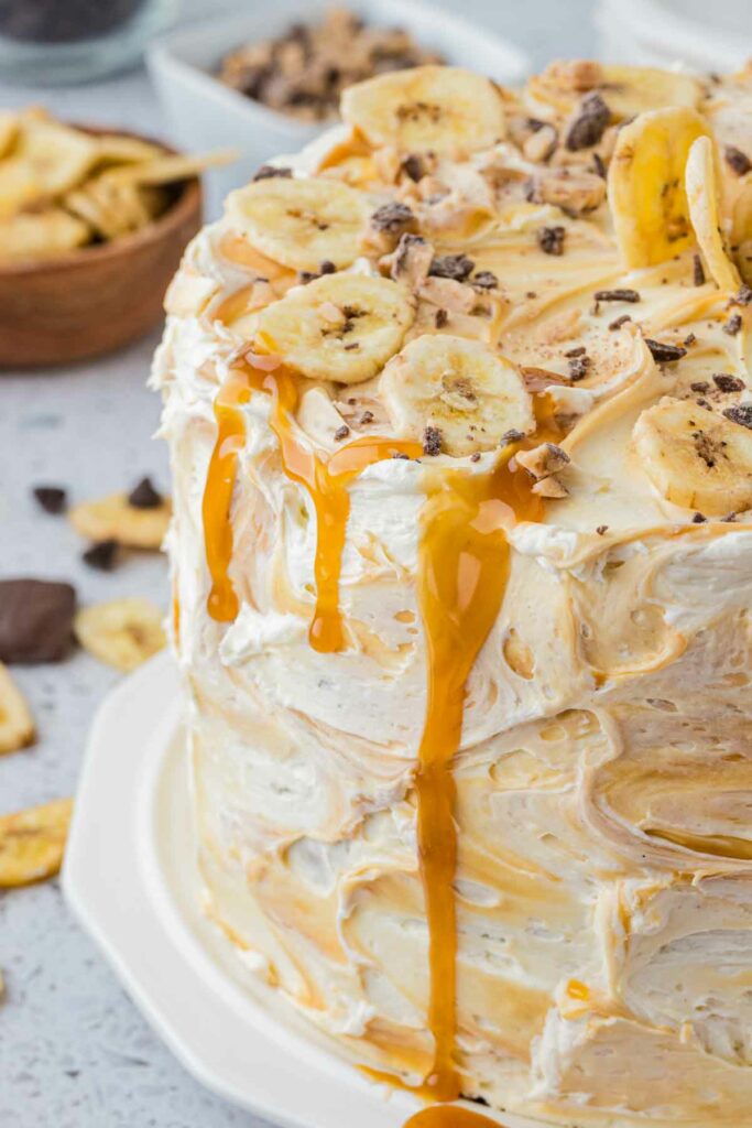 Banoffee Cake (Banana Toffee Cake)