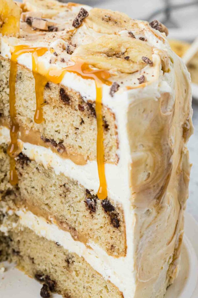 Banoffee Cake (Banana Toffee Cake)